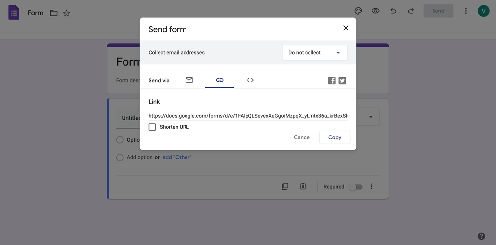 How to Embed a Google Form in an Email or a Website - MakeForms