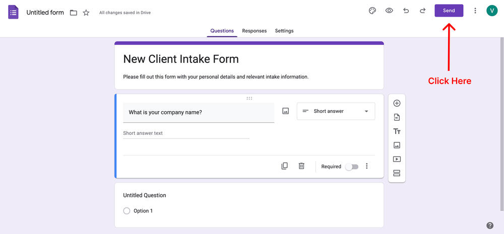 How To Create A Google Intake Form In Google Forms - MakeForms