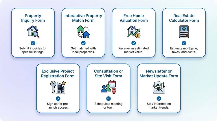 Real Estate Lead Forms That Sell: 7 Proven Examples - MakeForms