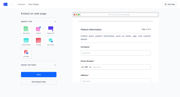 How to Embed a Google Form in an Email or a Website | MakeForms